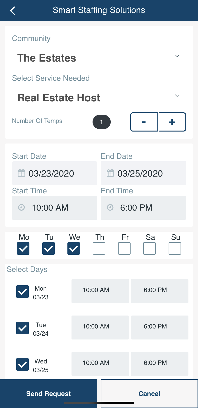 App – Smart Staffing Solutions